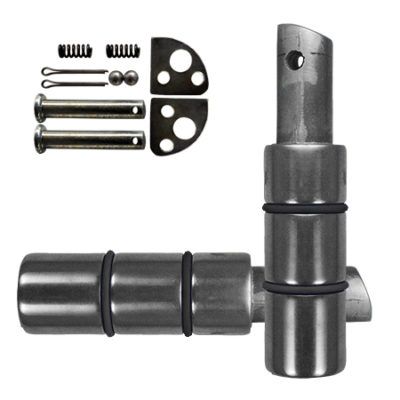 PEDALIN TRASERO ALUMINIO MACIZO JGO. PULIDO C/NEGRO – Plastica VC