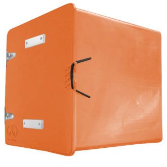 Caja para Delivery “SUPER” Color: Naranja C/1 estante – 41x41x41 ...
