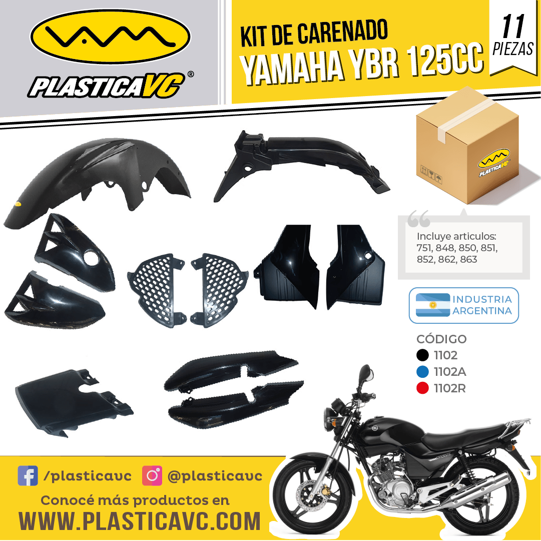 yamaha ybr – Plastica VC